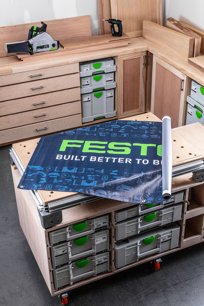 5'x3' Banner (with Tool Pattern) – Festool Fan Shop USA
